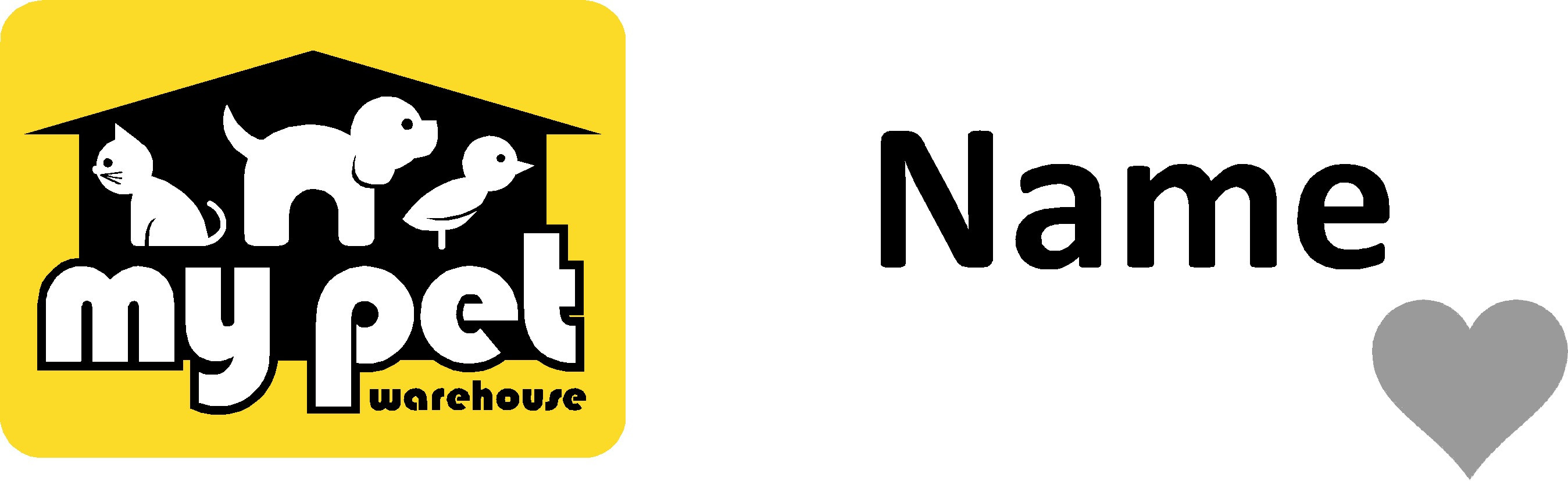 MPW badge Platinum Heart Winner - 75x25mm, no doming and magnet fitting