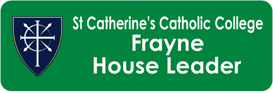 SCCC badge with acrylic doming and magnet fitting - Frayne House