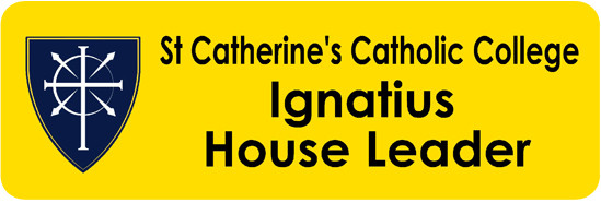 SCCC badge with acrylic doming and magnet fitting - Ignatius House