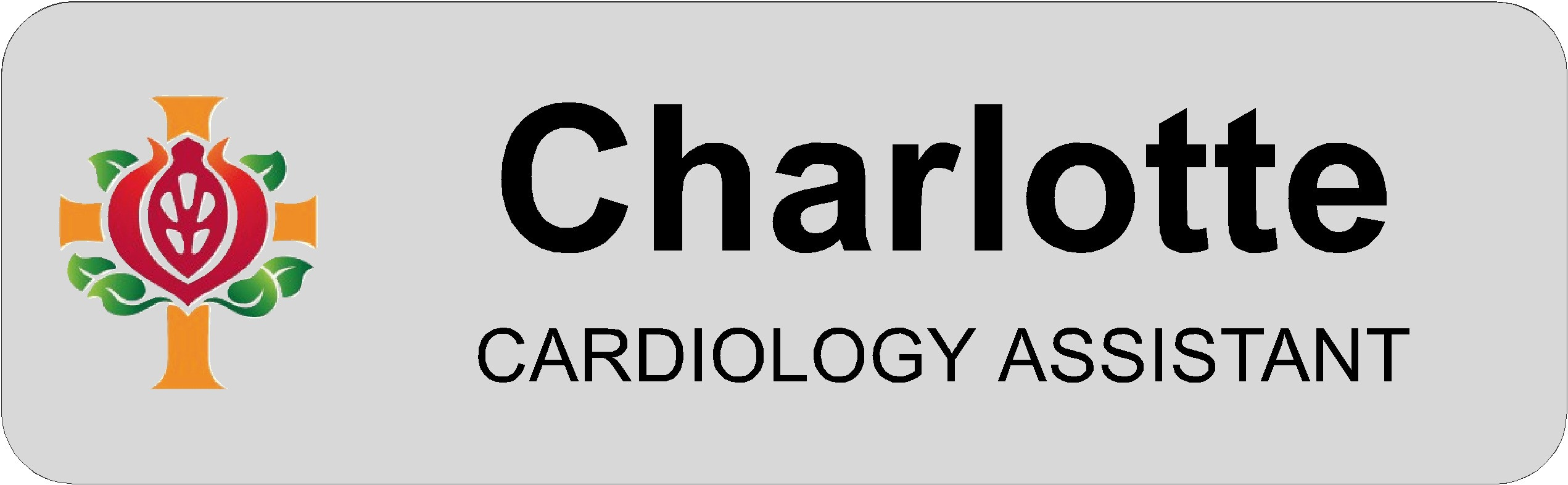 Text and Logo Badge (Small 65x20mm)