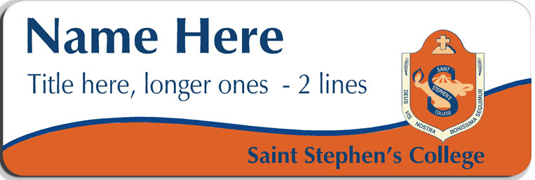 SSC Badge 75x25mm with doming and magnet